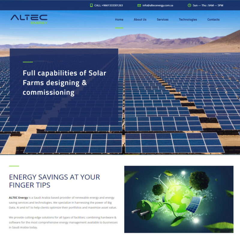 ALTEC Energy - Renewable energy and saving services